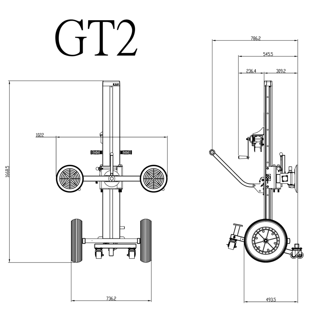 GT2-2尺寸圖 - 國勝豐工具機股份有限公司